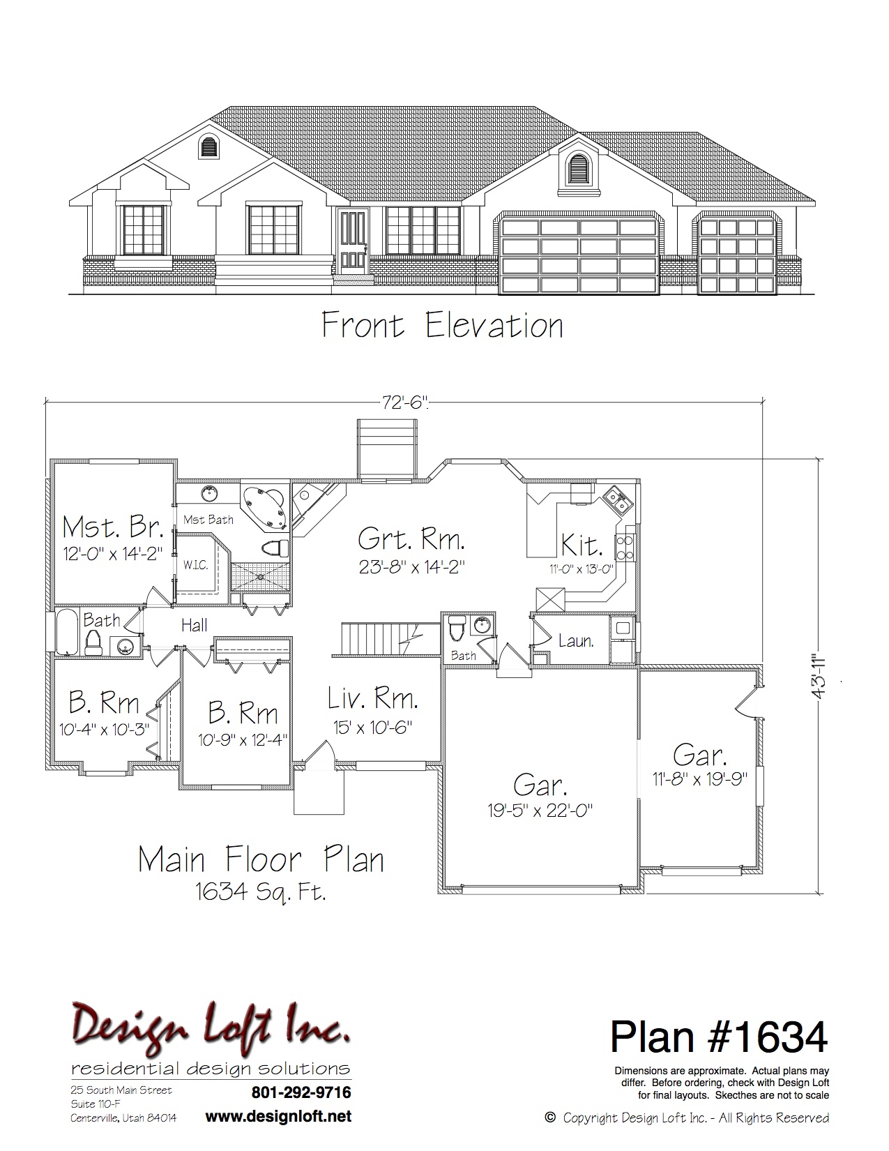 Modern & Flexible: Explore House Plan 1634 by Design Loft